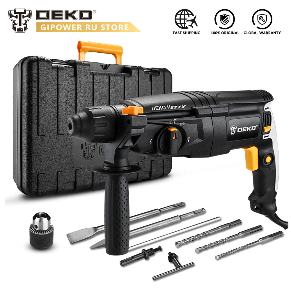 Taladro de martillo DEKO GJ181 | Recomendado